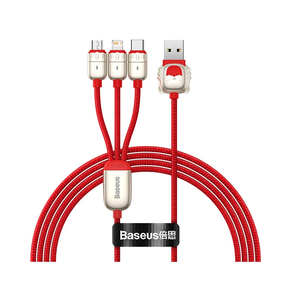 USB cable 3in1 Baseus Year of the Tiger, USB to micro USB / USB-C ...