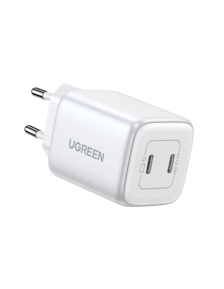 UGREEN CD294 wall charger 2xUSB-C, 45W, QC, PD (white)