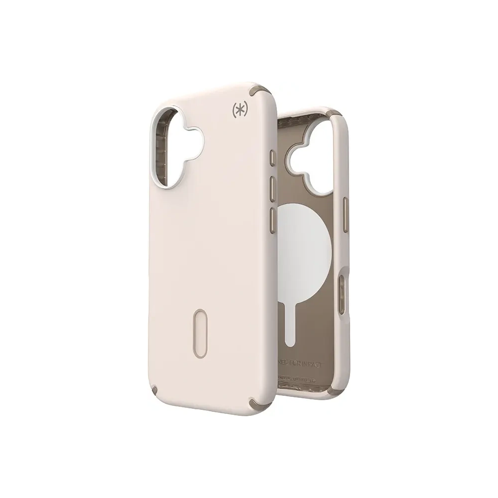 Case Speck Presidio2 Pro ClickLock & MagSafe Apple iPhone 16 (Bleached Bone / Heirloom Gold ...